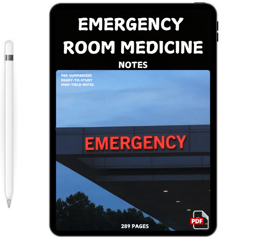 Emergency Room Medicine – MedSchoolNote